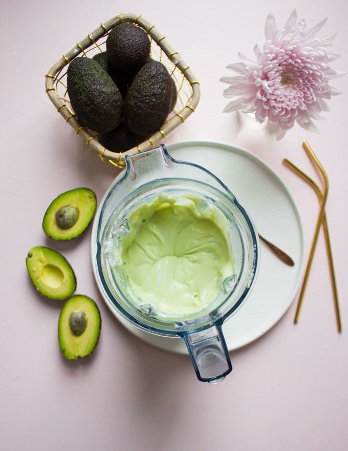 Avocado Smoothie - Matcha Avocado Smoothie Recipe • Two Purple Figs