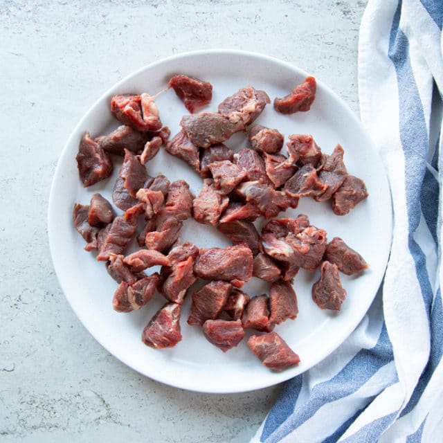 Beef Tips And Rice • Beef Tips Recipe with Video • Two Purple Figs