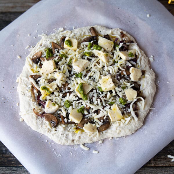 Mushroom Pizza • Two Purple Figs