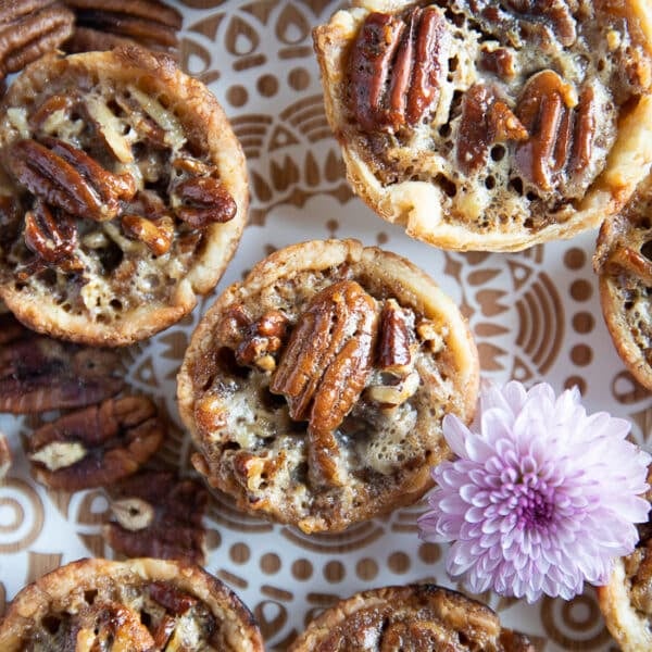 Mini Pecan Pies • Best Pecan Pie Recipe! {Video}• Two Purple Figs