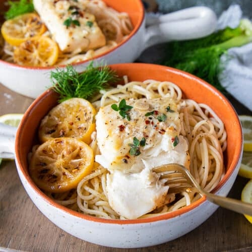 Halibut • Simple, Moist & Flavorful Baked Halibut {Video} • Two Purple Figs