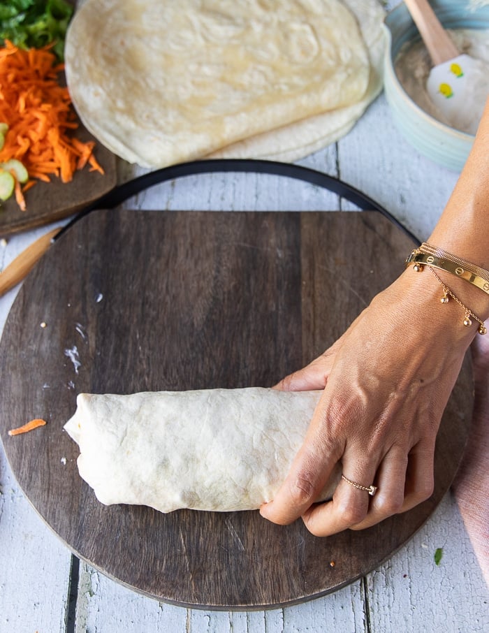 Buffalo Chicken Wrap • BEST Chicken Wrap! {Video} • Two Purple Figs