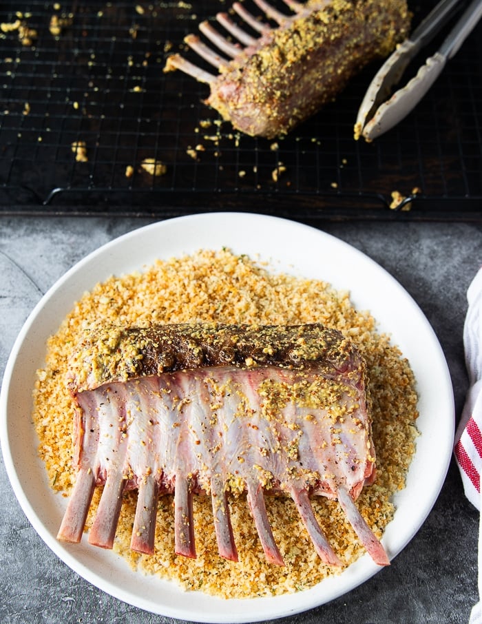 Rack of Lamb Recipe • Delicious Roast Lamb {VIDEO}• Two Purple Figs