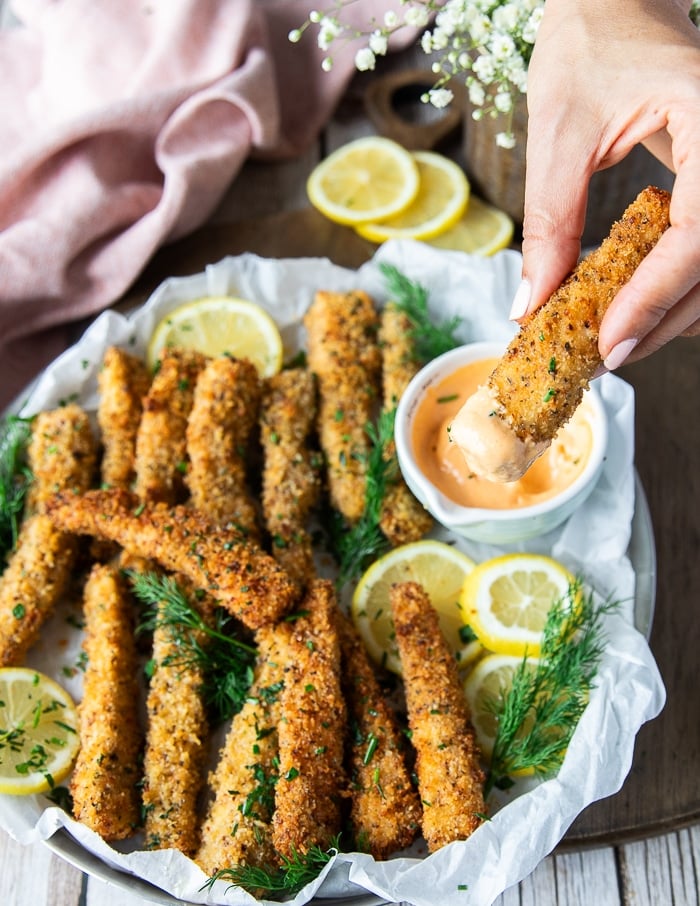 Fish Fingers • Better Than Frozen! Baked/Air Fryer Option {+Video ...
