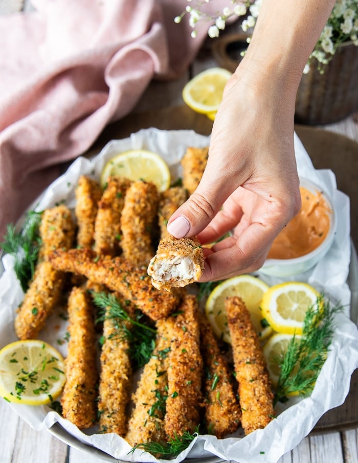 Fish Fingers • Better Than Frozen! Baked/Air Fryer Option {+Video ...