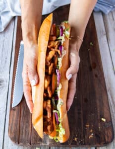 Po Boy Sandwich • Crispy and Perfect Nola's Shrimp Po' Boy Recipe• Two ...