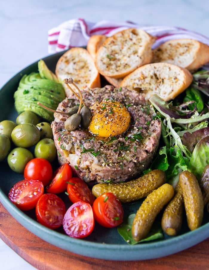 Steak Tartare • Another Delectable Tartare Recipe {Video} • Two Purple Figs