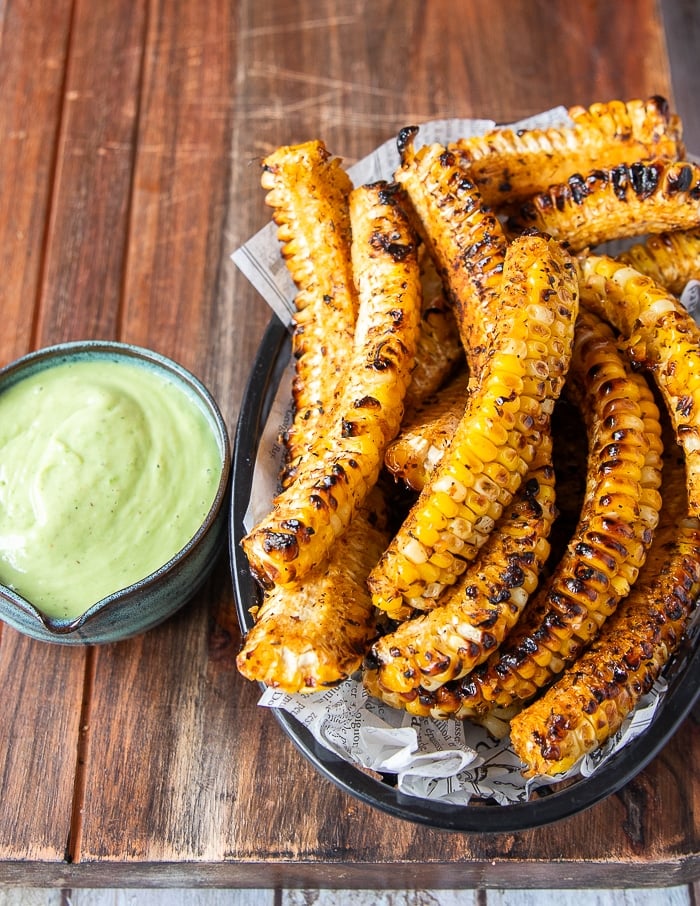 Corn Ribs • How to Cut & Grill Seasoned Corn Ribs Recipe {Video} • Two ...