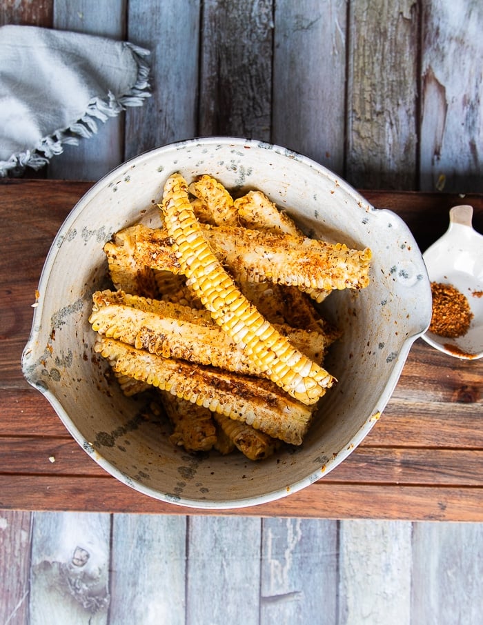 Corn Ribs • How to Cut & Grill Seasoned Corn Ribs Recipe {Video} • Two ...