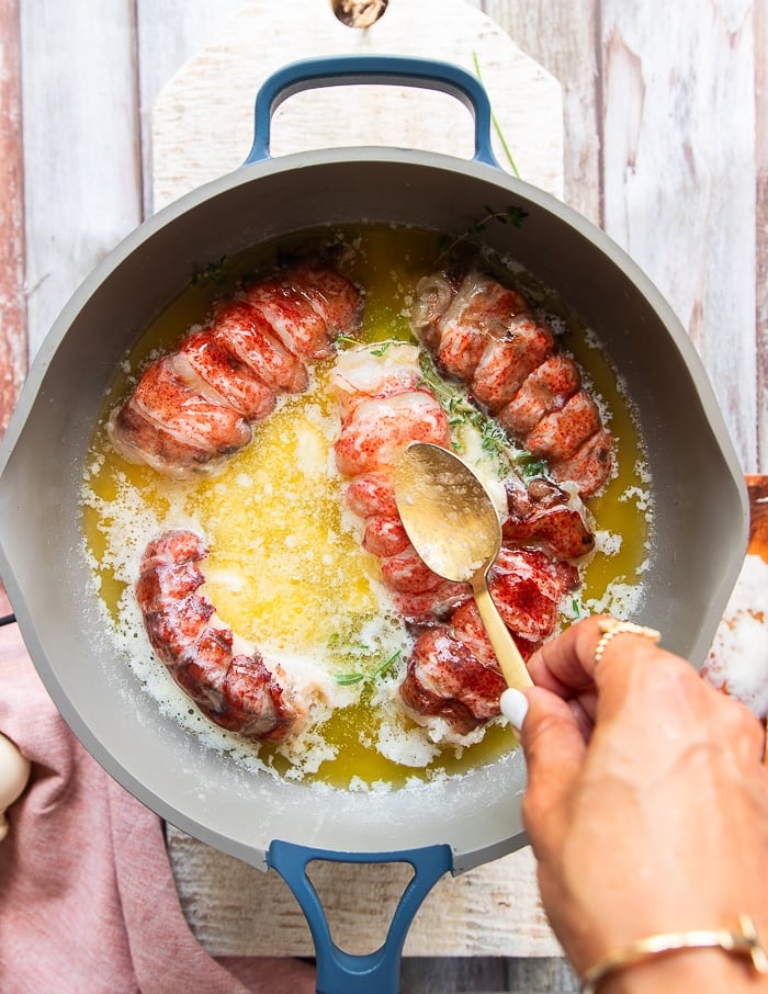 Butter Poached Lobster • Most Succulent Lobster Recipe {Video} • Two ...