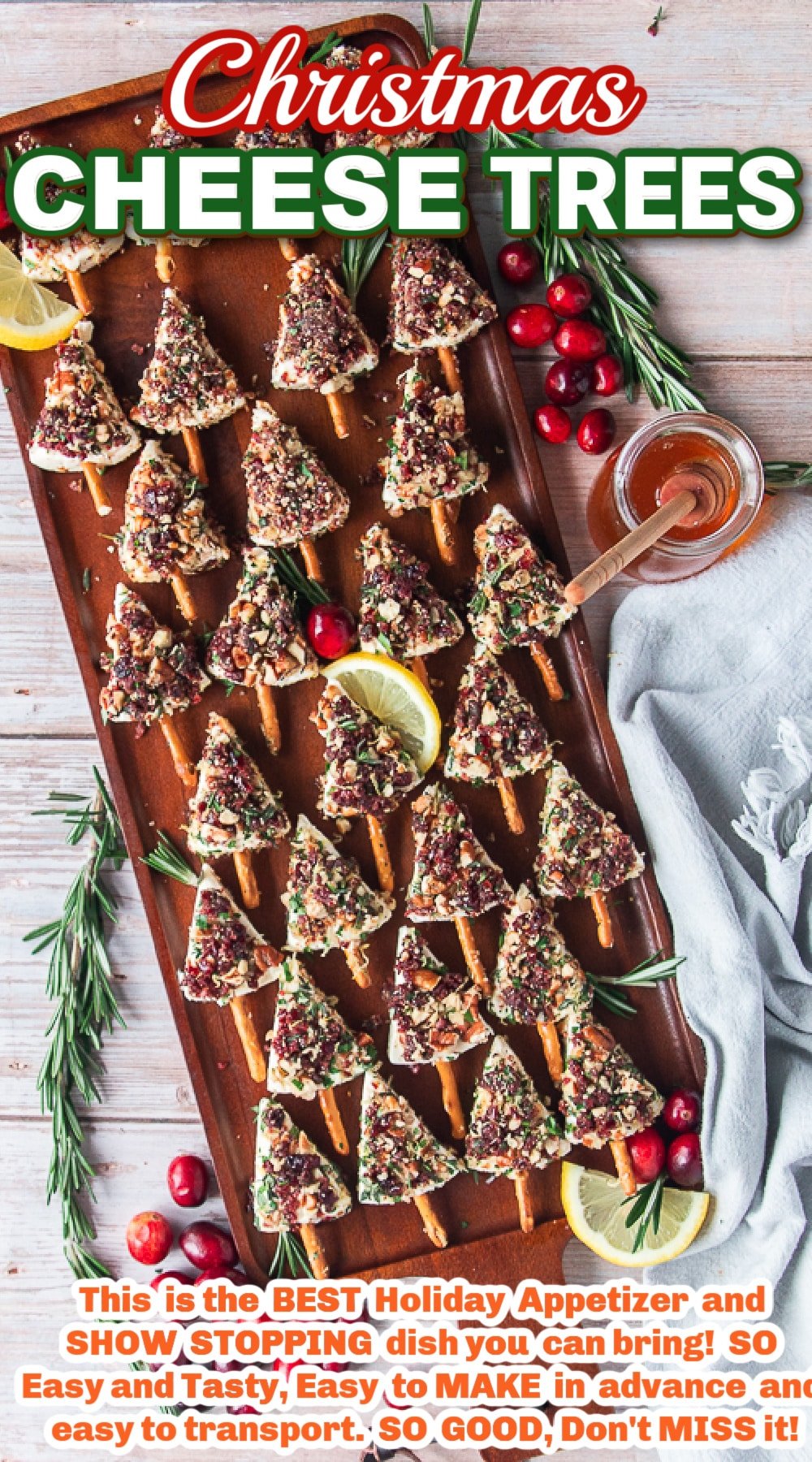 Cheese Christmas Trees • Easy Holiday Cheese Appetizer {Video} • Two ...
