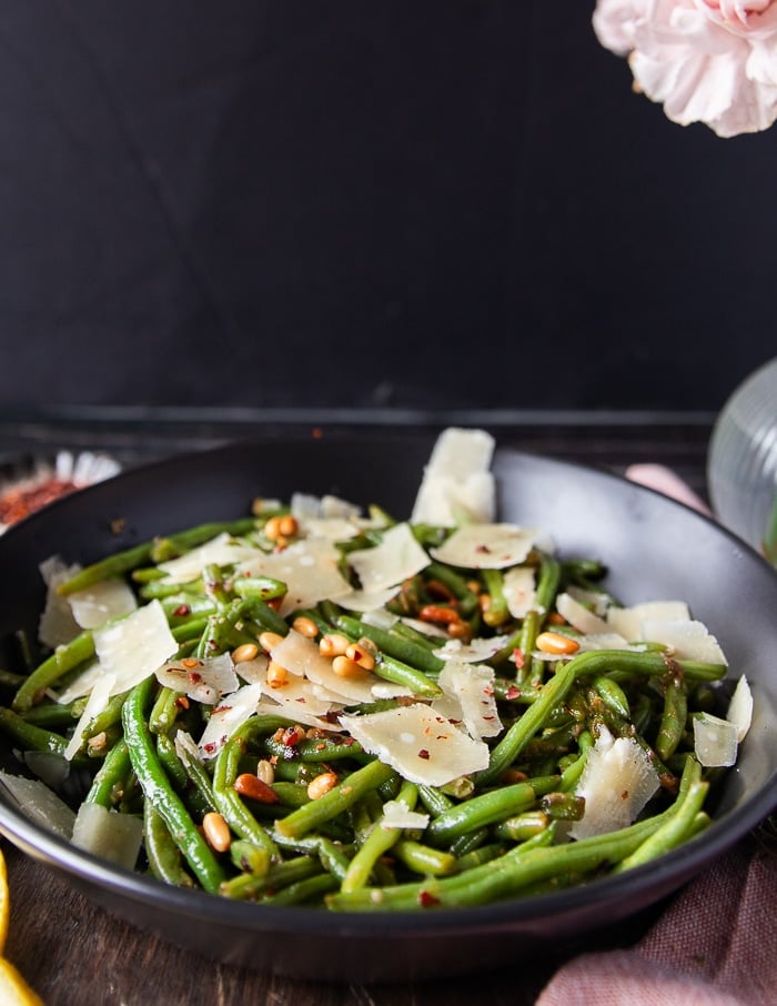 Sautéed Green Beans • Two Purple Figs