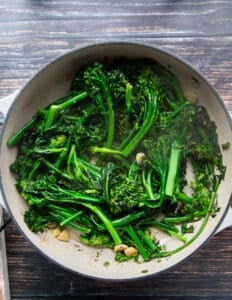 Broccoli Rabe • How to Cook Rapini with Video • Two Purple Figs