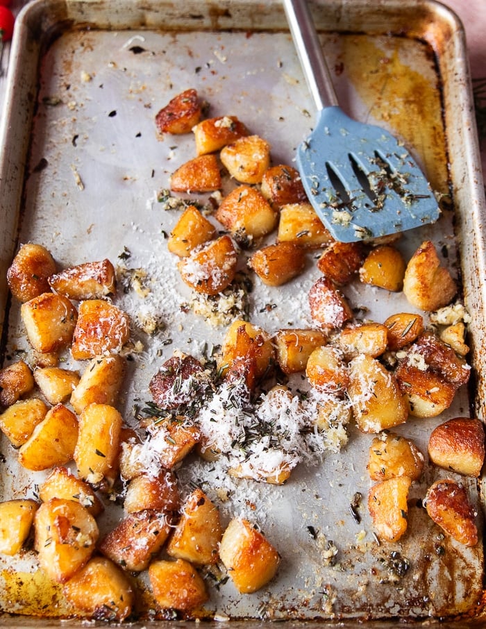 Crispy Potatoes • With Baking Soda Hack {video} • Two Purple Figs