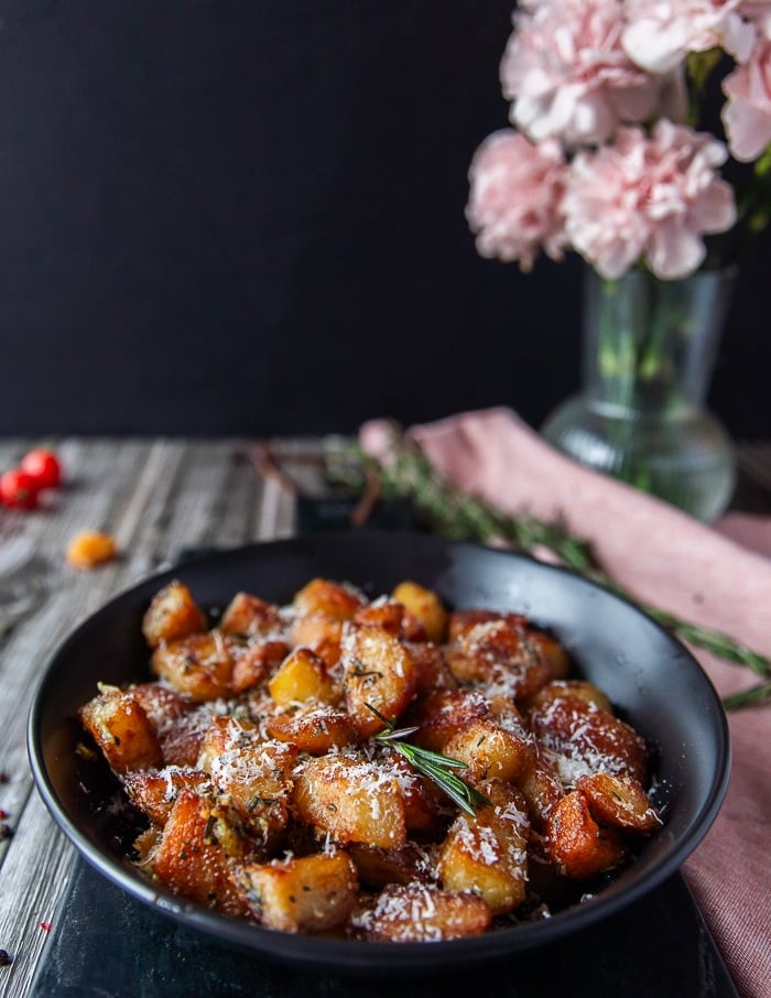 Crispy Potatoes • With Baking Soda Hack {video} • Two Purple Figs