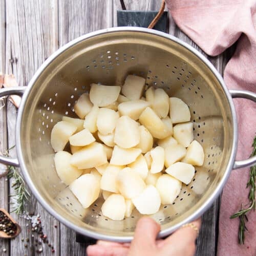Crispy Potatoes • With Baking Soda Hack {video} • Two Purple Figs