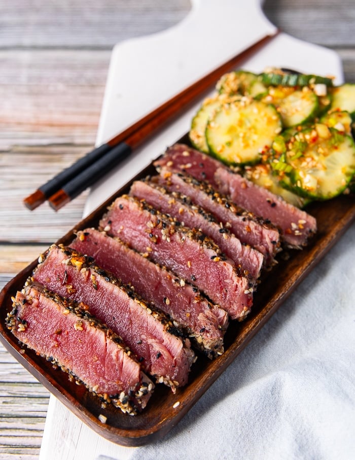 Seared Ahi Tuna • Essential Ahi Tuna Recipe • Two Purple Figs
