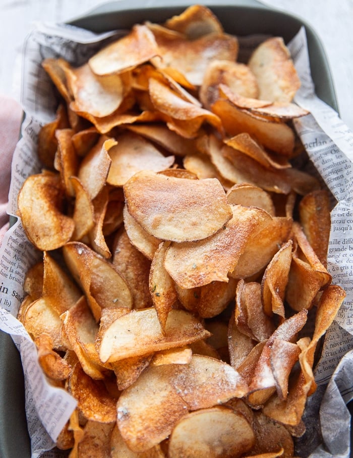 Homemade Potato Chips • Two Purple Figs