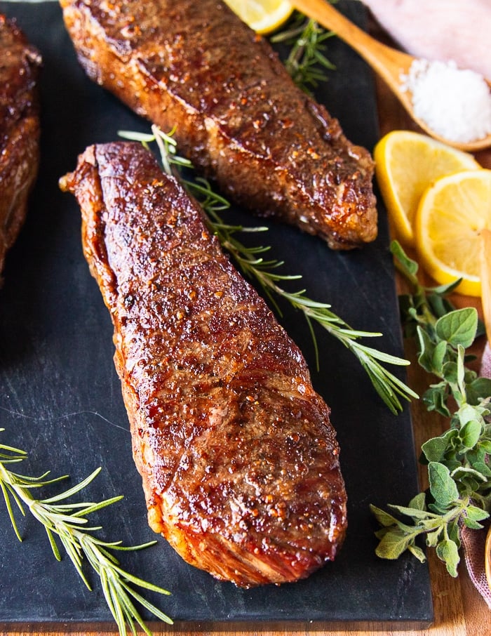 Reverse Sear Steak • Two Purple Figs