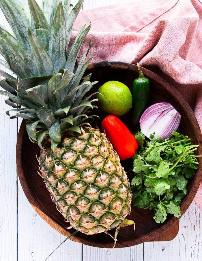 Pineapple Salsa • Two Purple Figs