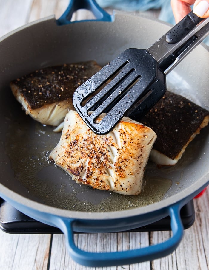 Black Cod Recipe • With Beurre Blanc Sauce {Video} • Two Purple Figs