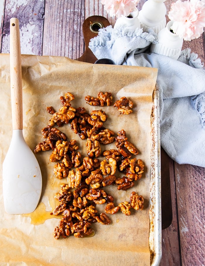 Candied Walnuts • Easy, Crispy & Ready in 5 Mins -2 Ways- {Video} • Two ...