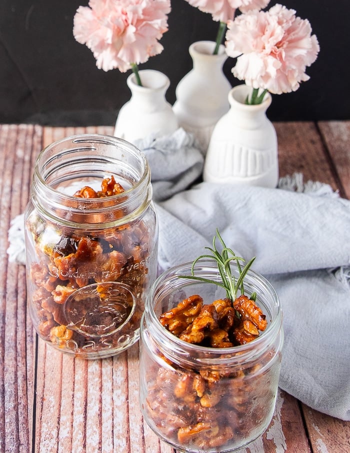 Candied Walnuts • Easy, Crispy & Ready in 5 Mins -2 Ways- {Video} • Two ...