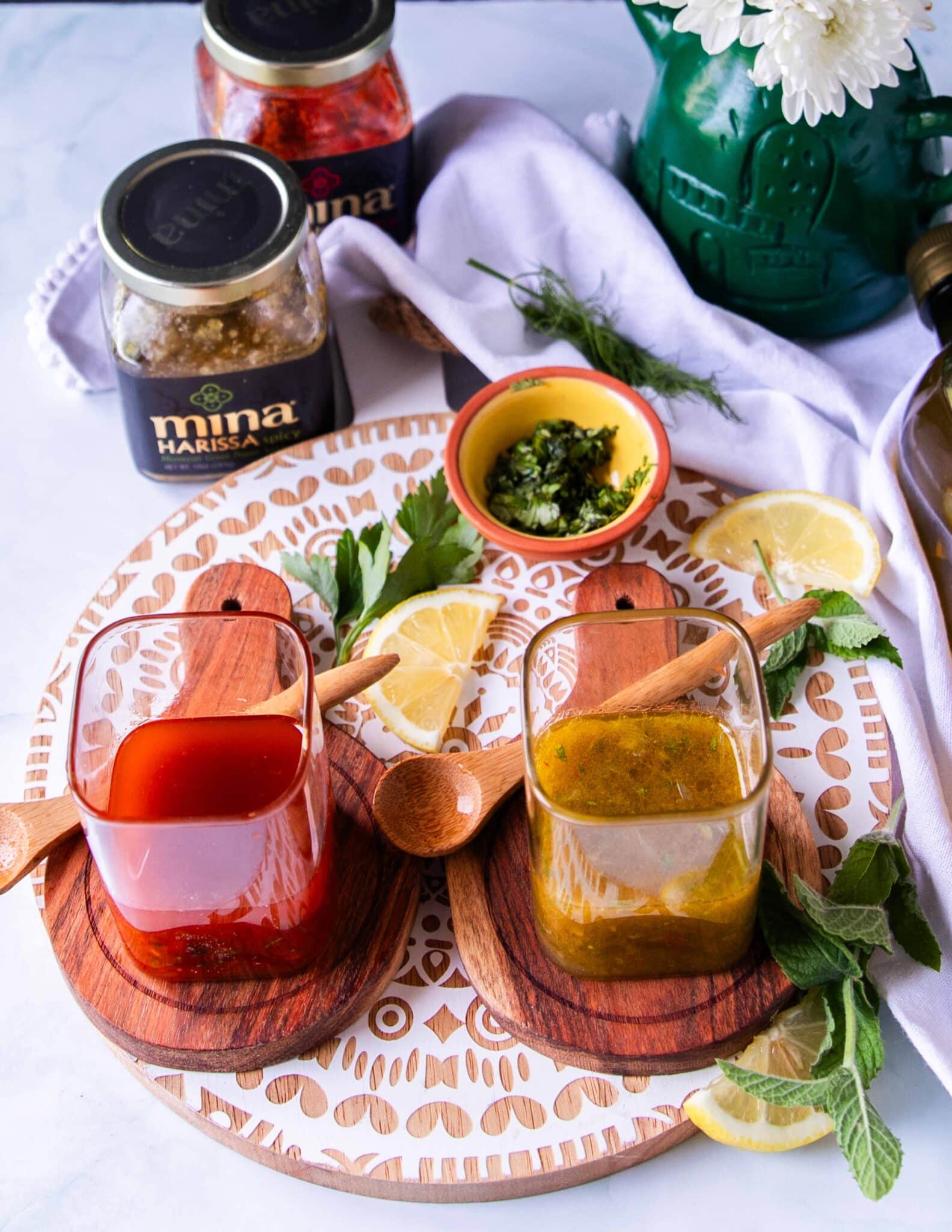 Harissa Vinaigrette • A Spicy Zesty Mediterranean Dressing {Video ...