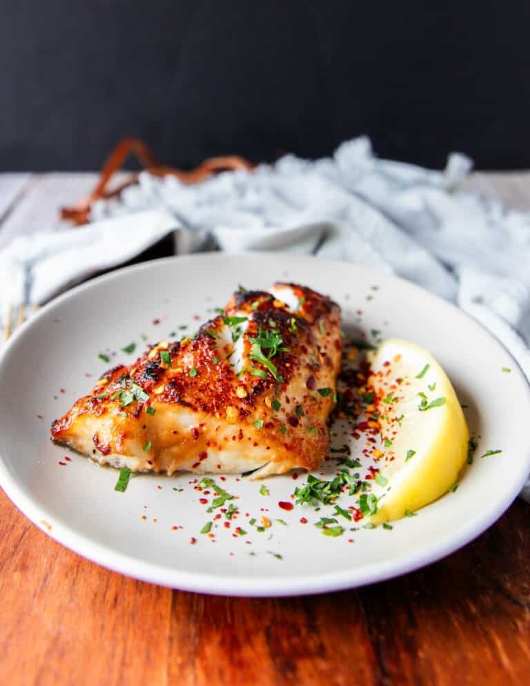 Miso Sea Bass • Succulent Miso Glazed Chilean Sea Bass • Two Purple Figs