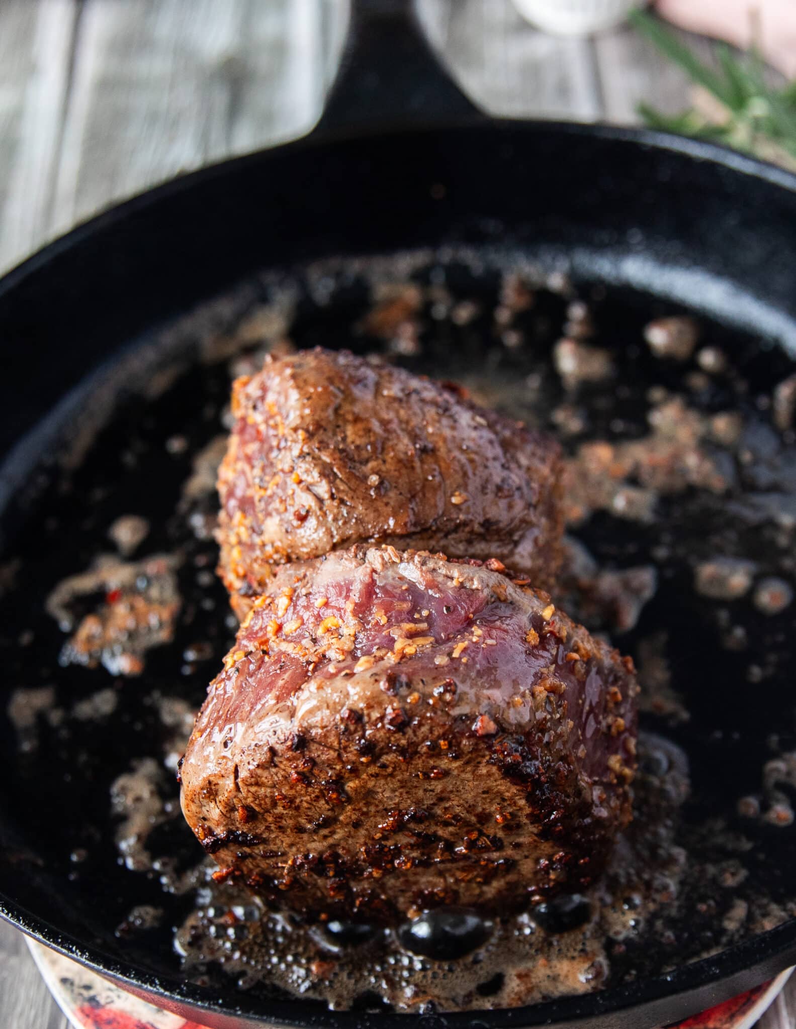 Filet Mignon Recipe • Filet Mignon with Creamy Mushroom Sauce • Two ...