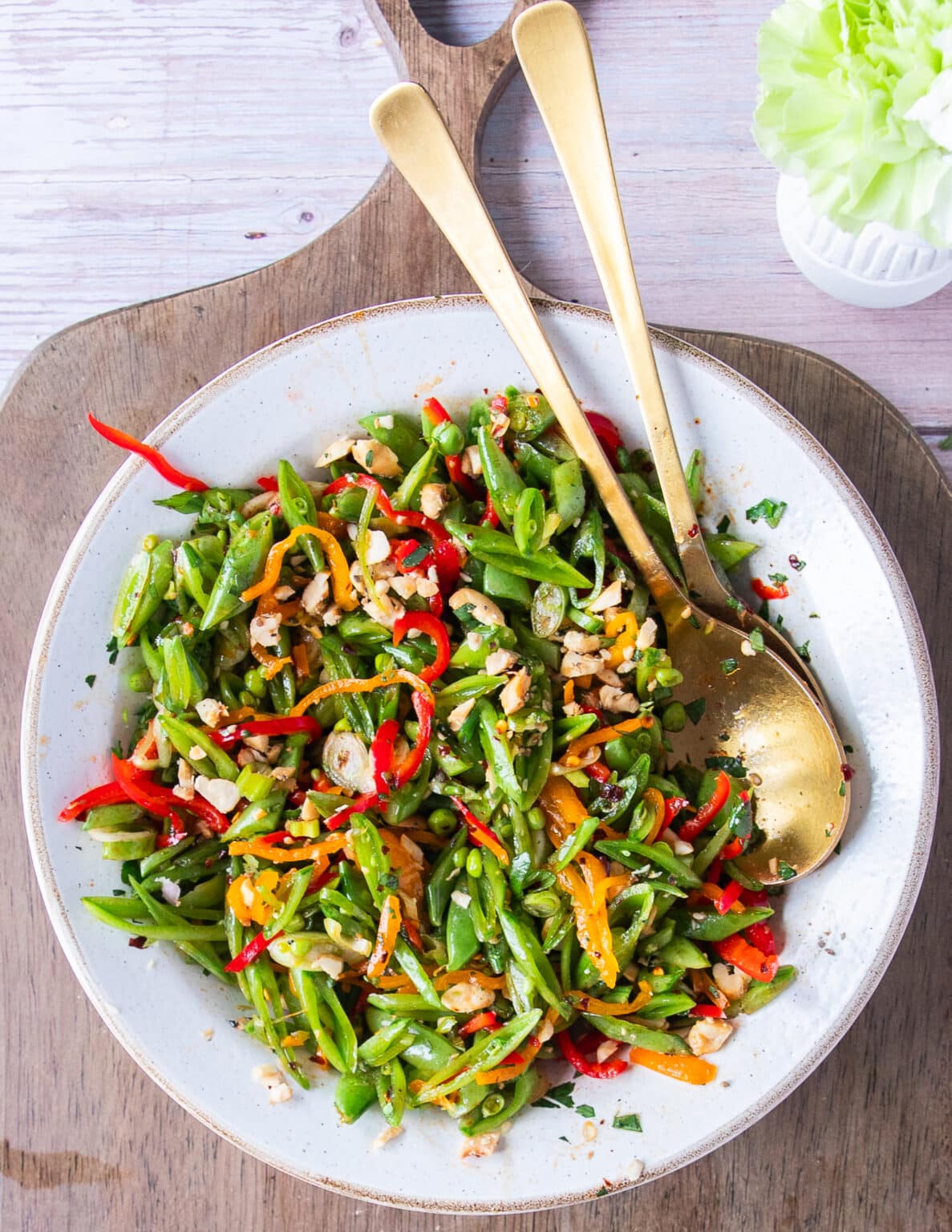 Snap Pea Salad • Crisp, Bright & TASTY Salad Recipe {video} • Two ...